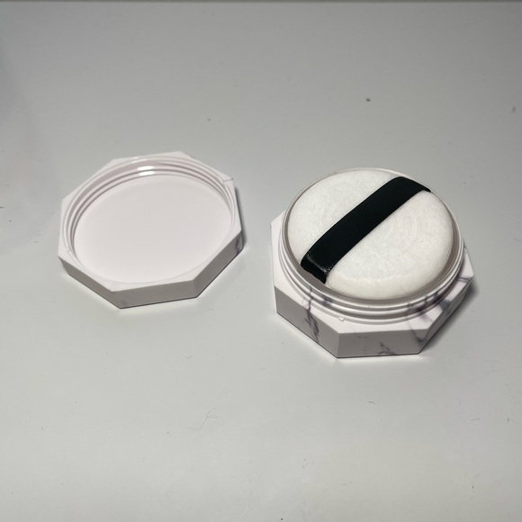 Makeup | Plastic Powder Box Handheld Empty Loose Powder Pot With Sieve ...